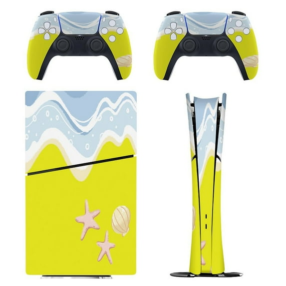 Beach, Summer PS5/PS5 Slim Digital Disc Skin Sticker For Console And ...