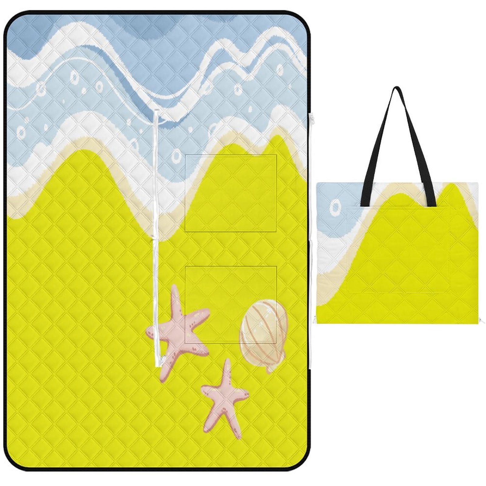 Beach, Summer Waterproof Beach Mat Folding Mattress Portable ...