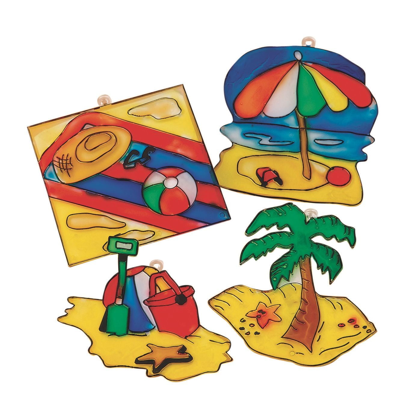 Beach Sun Catchers Craft Kit (Pack of 48) - Walmart.com