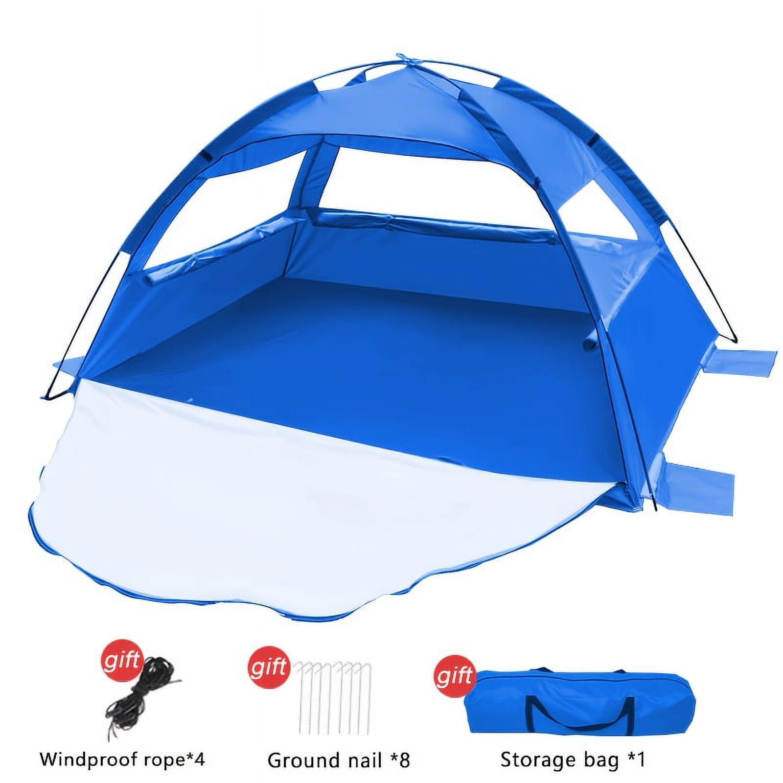 Beach Sun Shelter Tent – 2-3 Person Outdoor Tent with Automatic Pop-Up ...