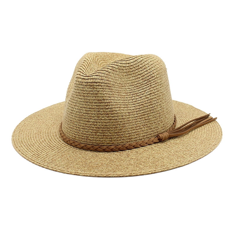 Beach Sun Straw Hats for Women, UPF 50+ UV Sun Protection Wide Brim ...