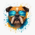 Beach Sunglasses Pet Animal Art Sticker - Walmart.com