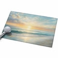 Beach Sunrise Area Rugs 2x3ft Ocean Sky Sea Water Wave Floor Rug Non ...