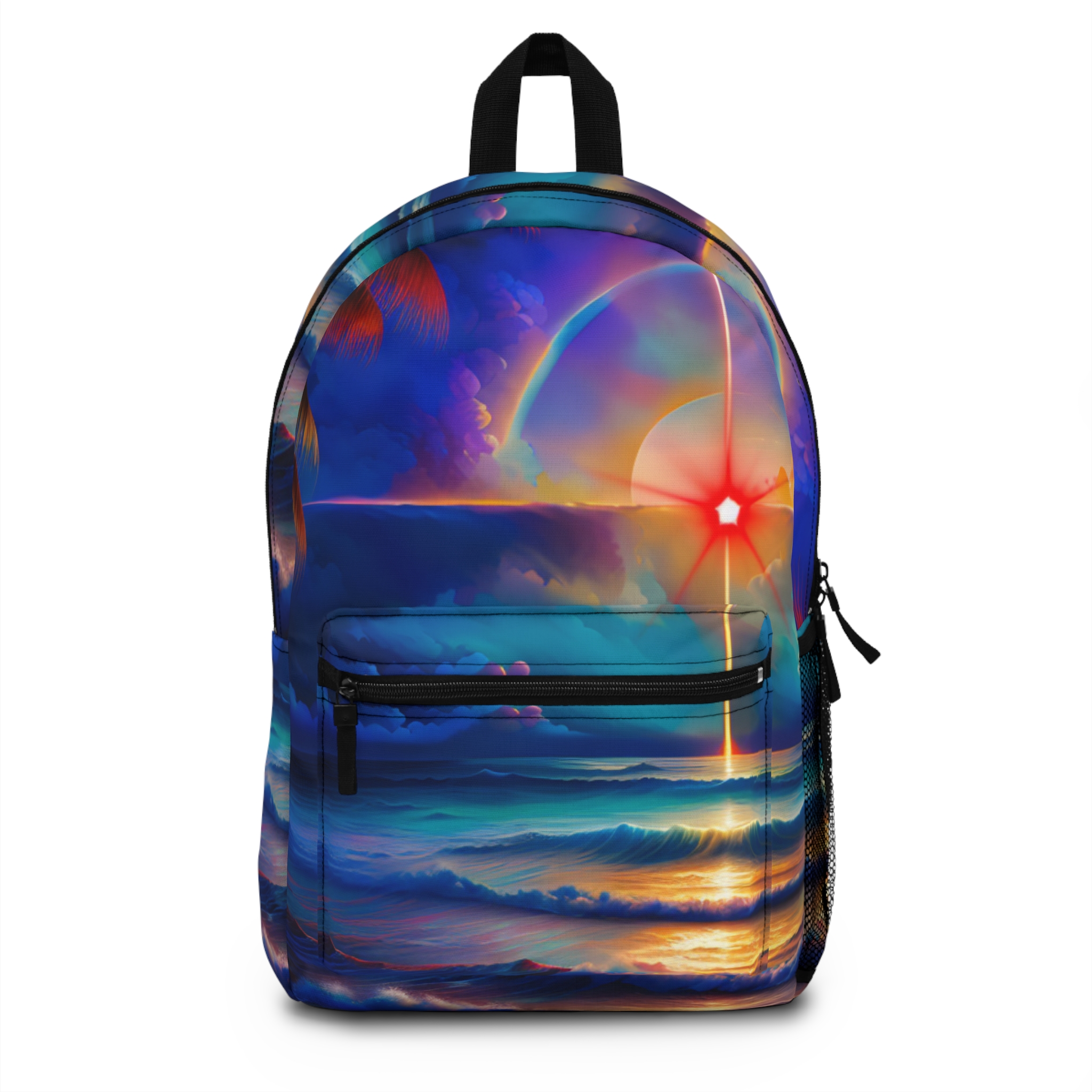 Beach Sunset Full Designs Backpack - Gift, full color, - Karibou USA ...