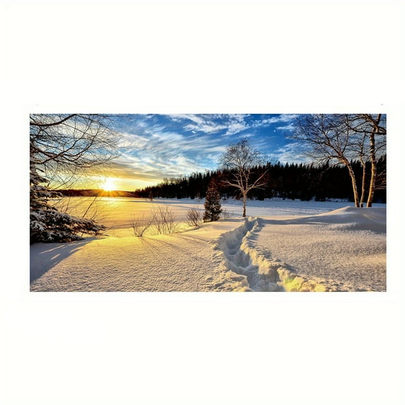 Beach Sunset Wall Art Posters Large Landscape Canvas Painting Print ...