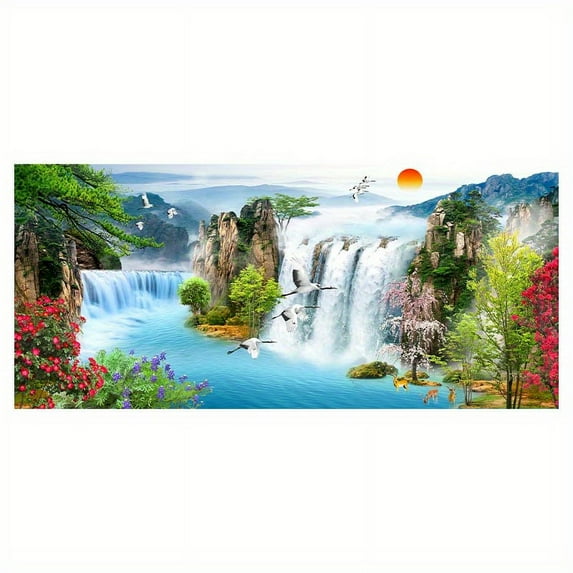 Beach Sunset Wall Art Posters Large Landscape Canvas Painting Print ...