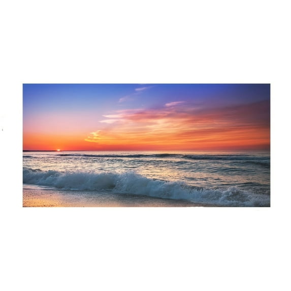 Beach Sunset Wall Art Posters Large Landscape Canvas Painting Print ...
