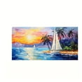 Beach Sunset Wall Art Posters Large Landscape Canvas Painting Print ...