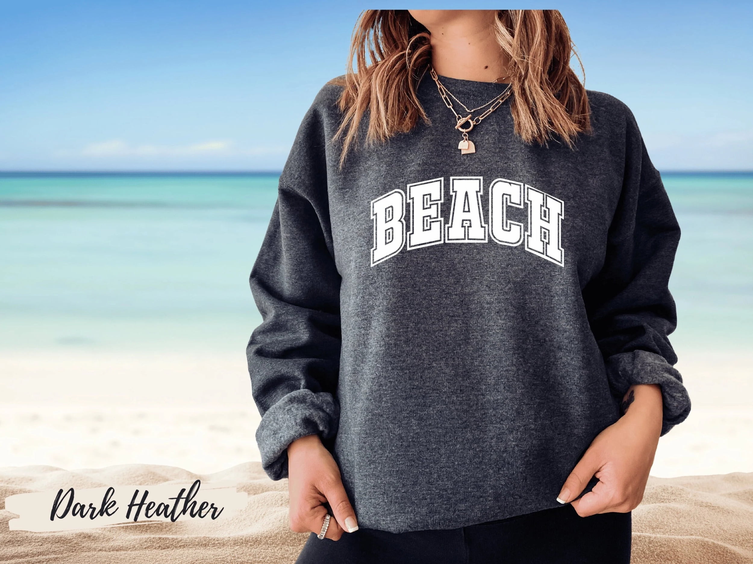 Beach Sweatshirt, Beach Sweater - Walmart.com