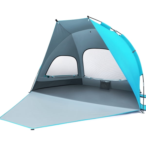 Beach Tent, 2198C Large Door Folding Beach Tent Portable Family Tent ...