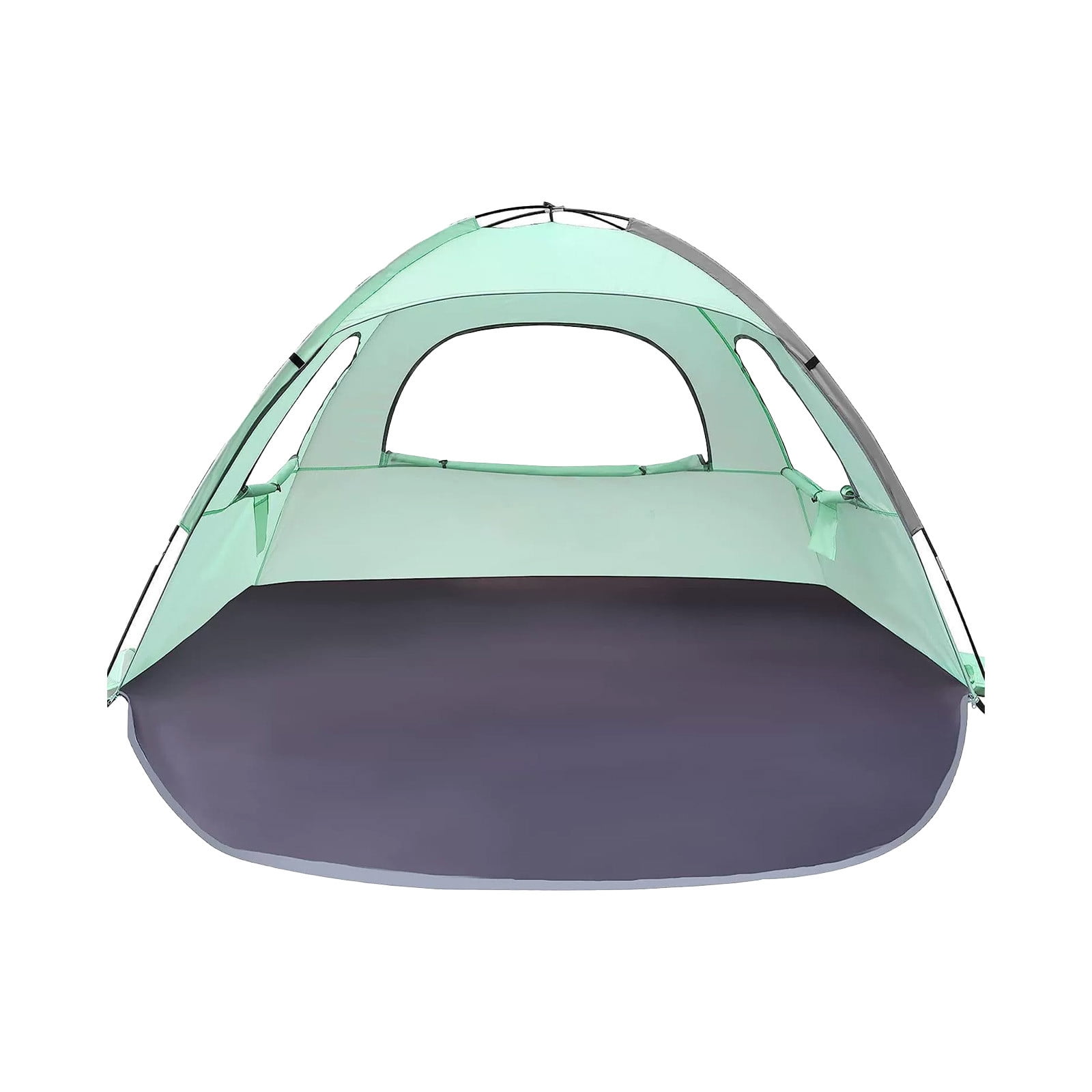 Beach Tent Anti-UV Portable Sun Shade Shelter for 3/4/6 Person with UPF 50＋ UV Protection ...