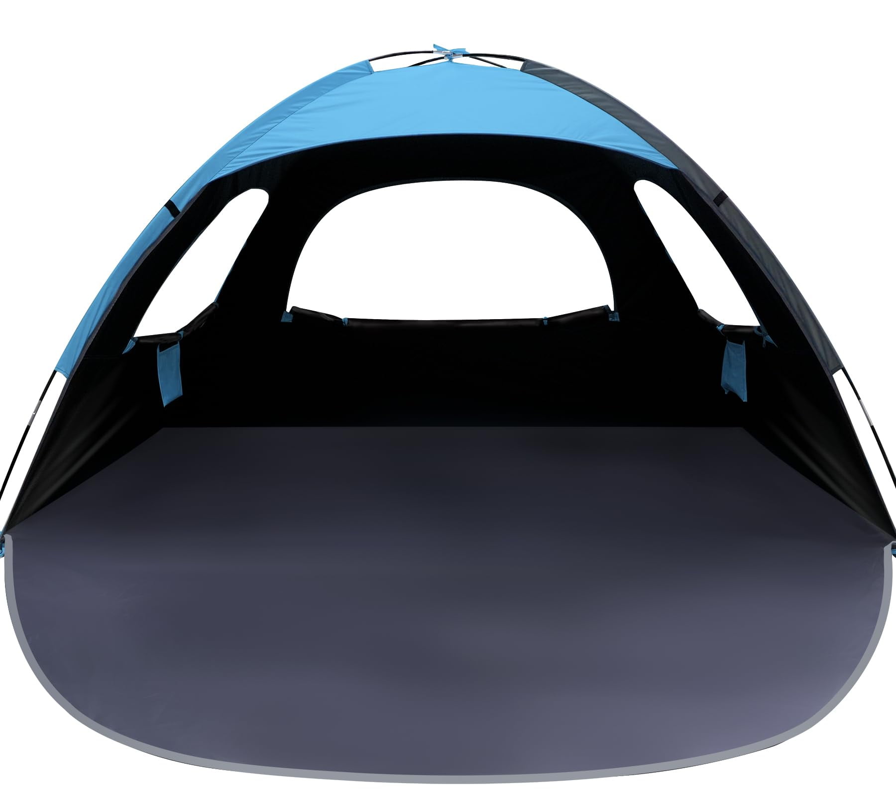 Beach Tent Anti-UV Portable Sun Shade Shelter for 8 Person, Extendable ...