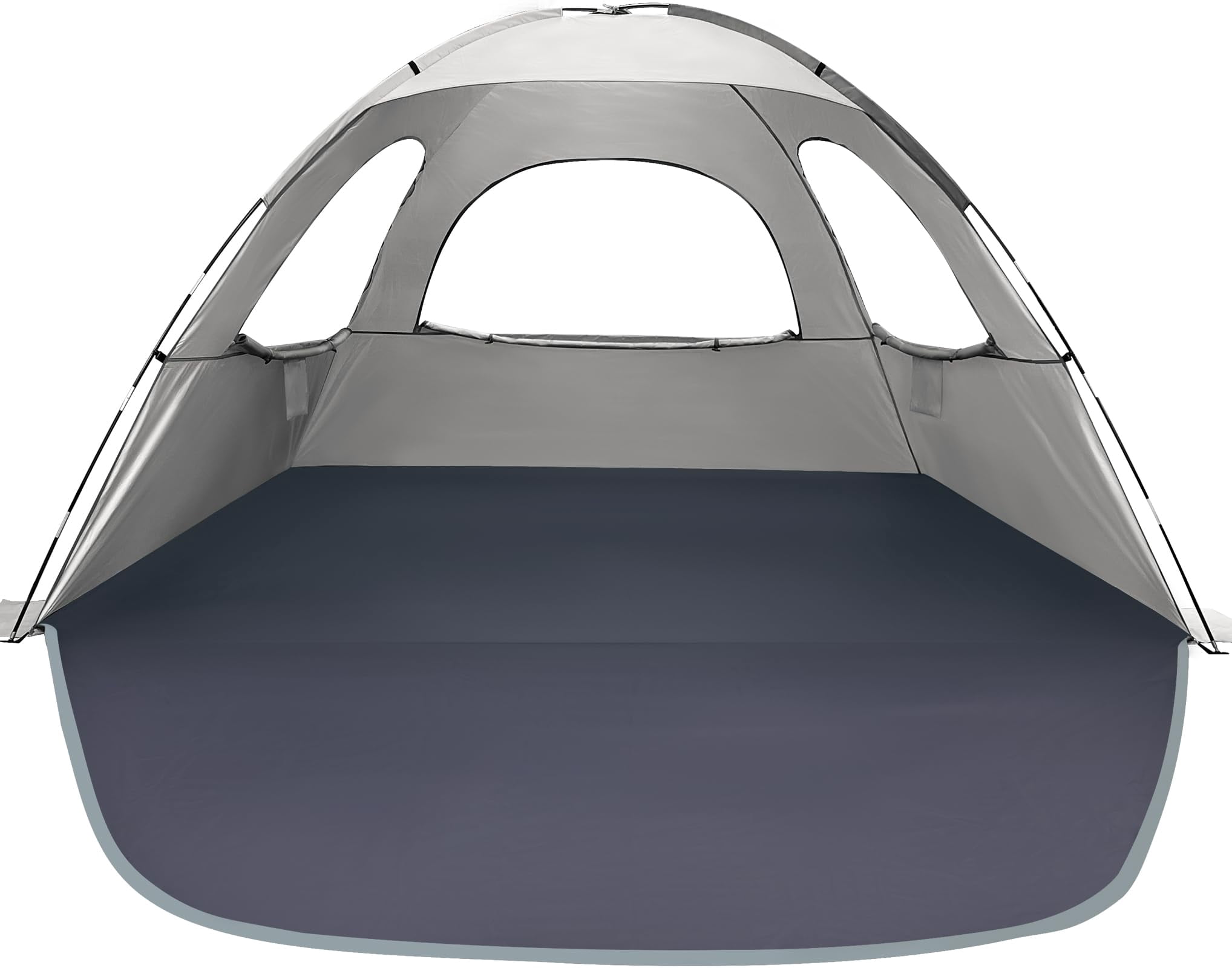 Beach Tent Anti-UV Portable Sun Shade Shelter for 8 Person, Extendable ...