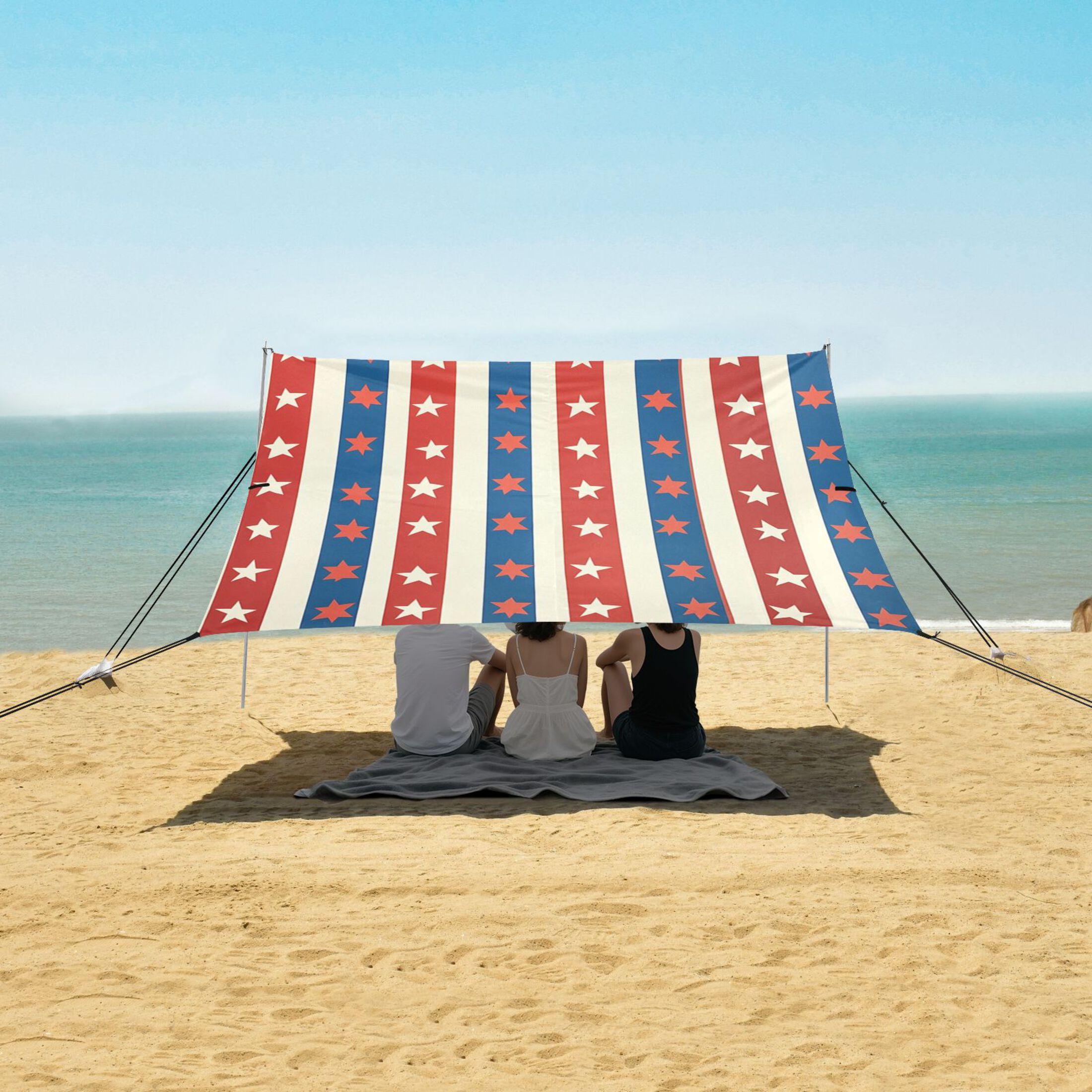 Beach Tent Beach Canopy 9.2x10.5Ft Beach Tent Sun Shelter Outdoor ...
