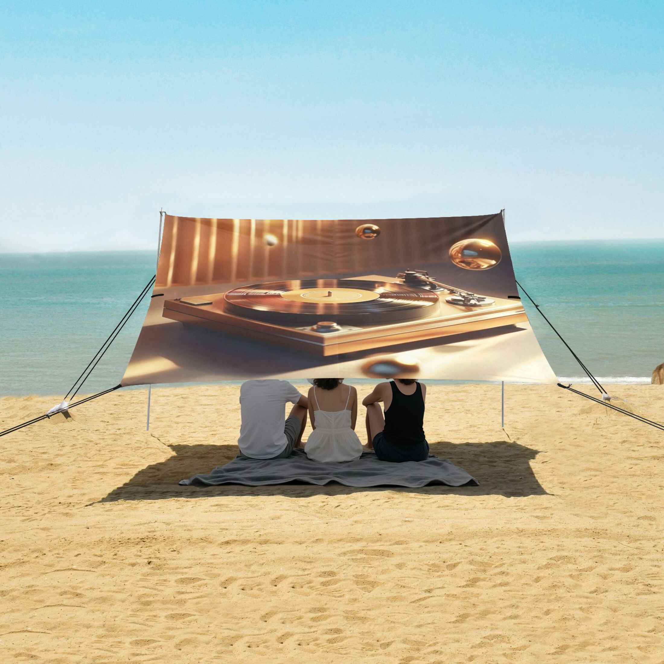 Beach Tent Beach Canopy 9.2x10.5Ft Beach Tent Sun Shelter Outdoor ...