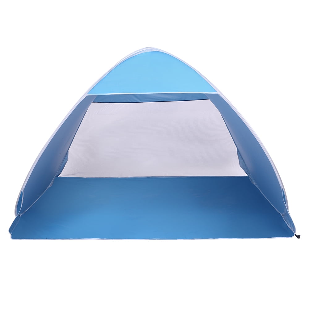Beach Tent Pop Up Sun Shelter Tent Big Automatic Sun Umbrella 2-3 ...