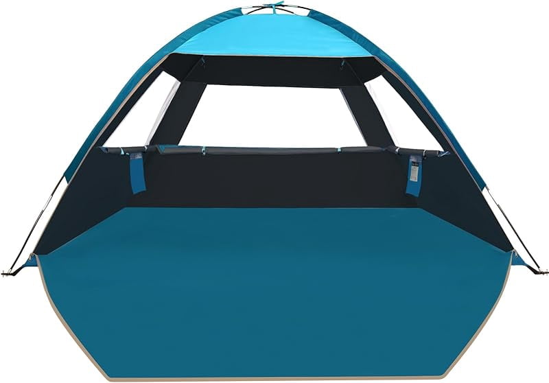 Beach Tent Sun Shade for 3/4-5/6-7/8-10 Person, UPF 50+ Beach Sun ...