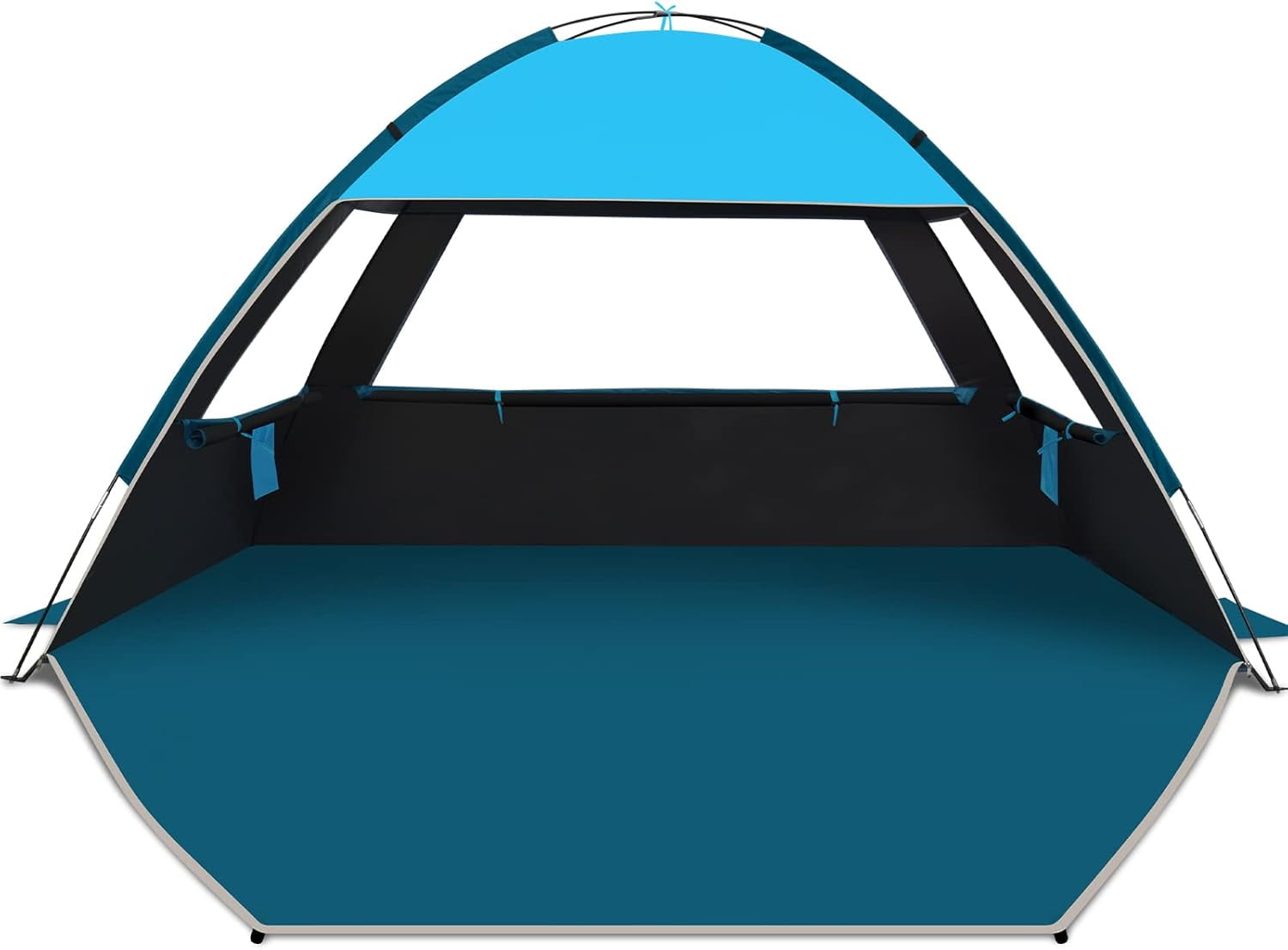 Beach Tent Sun Shade for 3/4-5/6-7/8-10 Person, UPF 50+ Beach Sun ...
