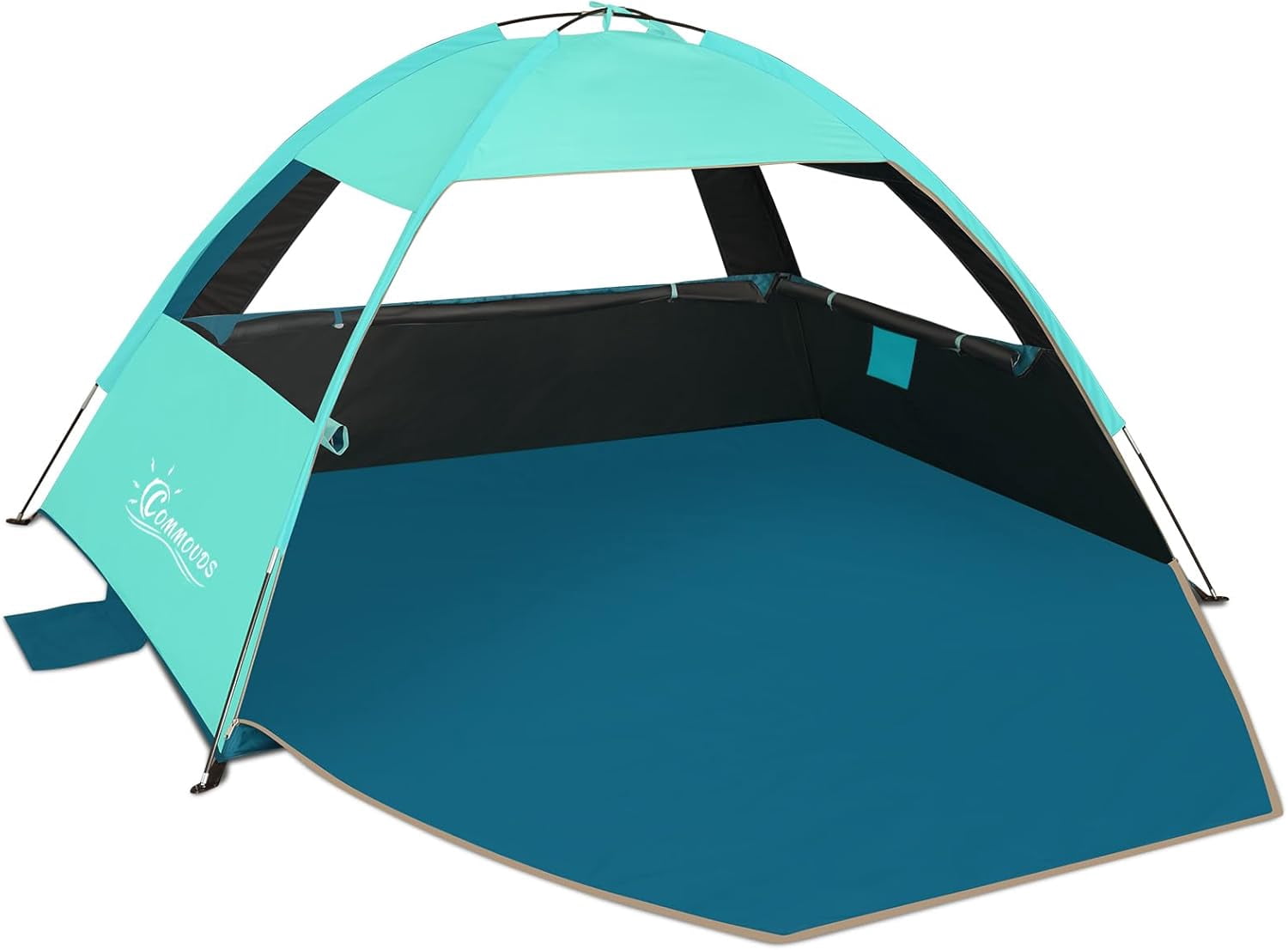Beach Tent Sun Shade for 3/4-5/6-7/8-10 Person, UPF 50+ Beach Sun ...