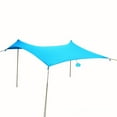 Beach Tent Sun Shelter Canopy with Sandbag Anchors Sun Shade Tent for ...