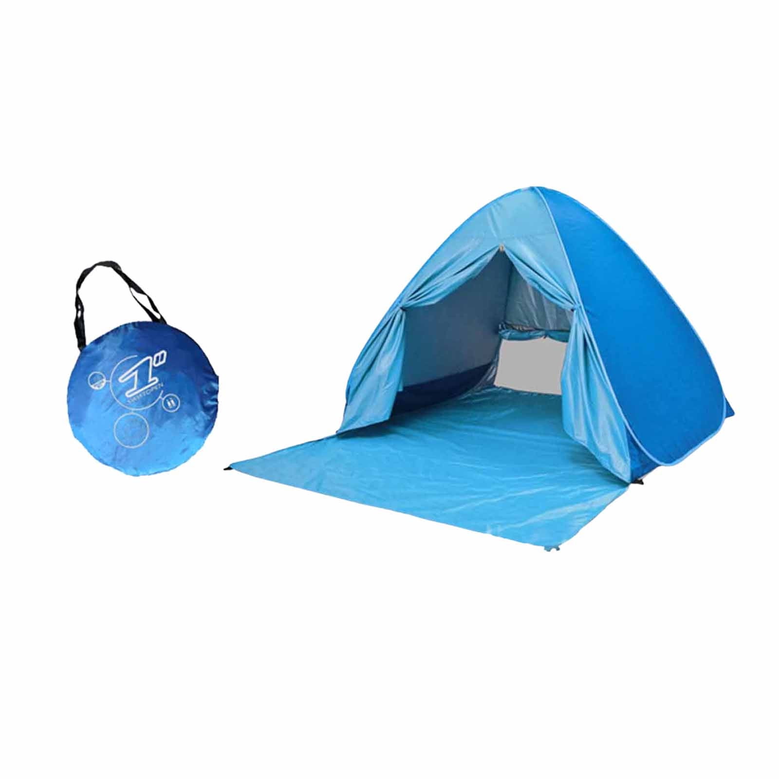 Beach Tent Sun Shelter - Instant Pop Up Protection Canopy with Sand ...