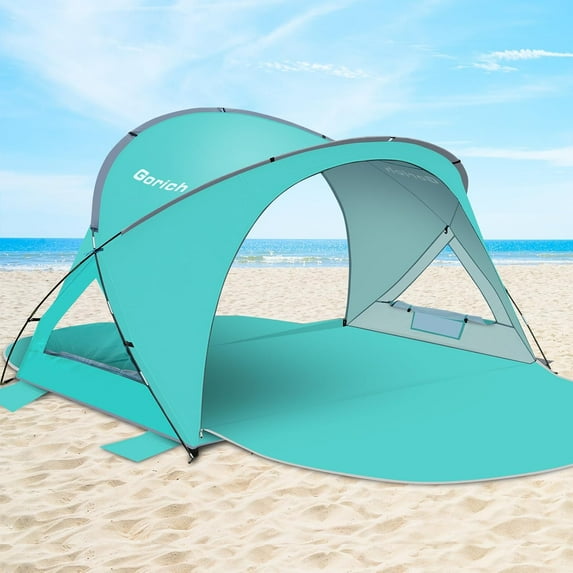 Beach Tent Sun Shelter with UPF50+ UV Protection for 3/-5/6-7 Person ...