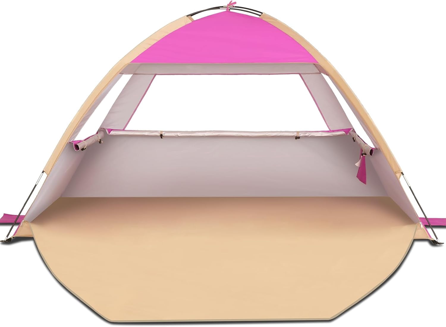 Beach Tent Sun Shelter for 3-10 Person, UPF 50+ UV Protection Canopy ...
