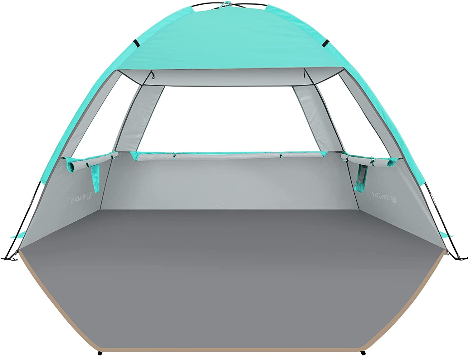 Beach Tent Sun Shelter for 3/4-5/6-7/8-10 Person, UPF 50+ UV Protection ...