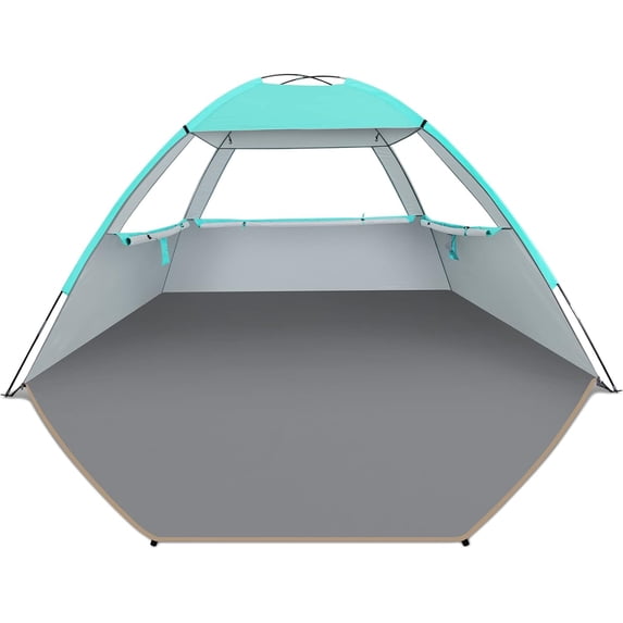 Beach Tent Sun Shelter for 3/4/6/8 Person, UPF 50+ UV Protection Beach ...