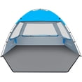 Beach Tent Sun Shelter for 3/4/6/8 Person, UPF 50+ UV Protection Beach ...