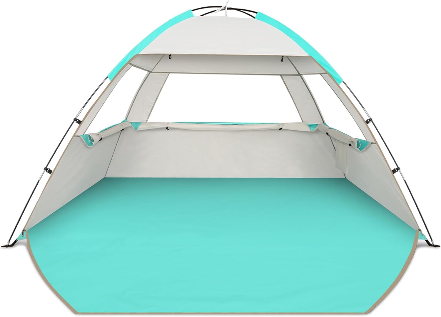 Beach Tent Sun Shelter for 3 Person UPF 50+ UV Protection Lightweight ...