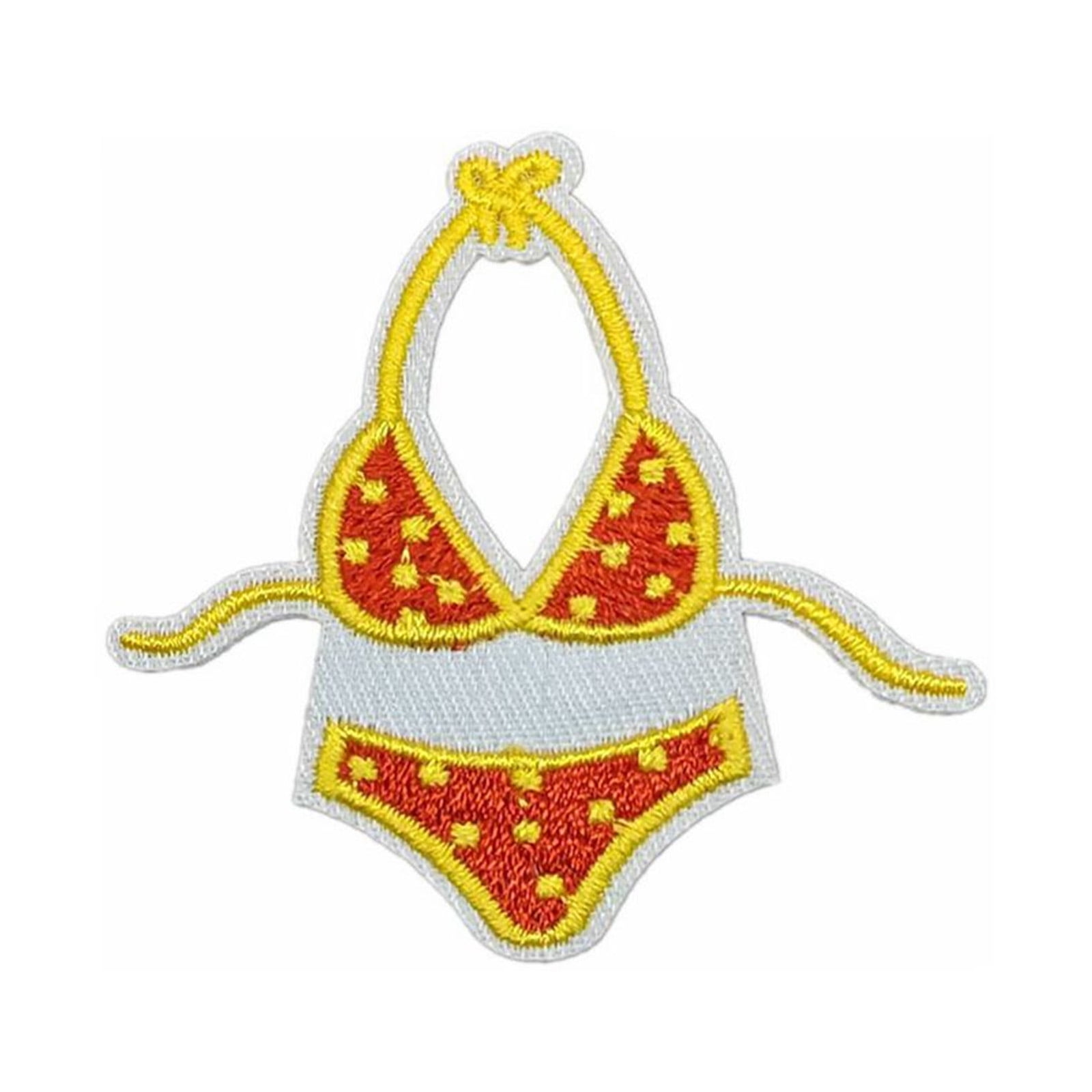 Beach Theme Embroidered Iron on Patches Embroidery Applique Patches ...