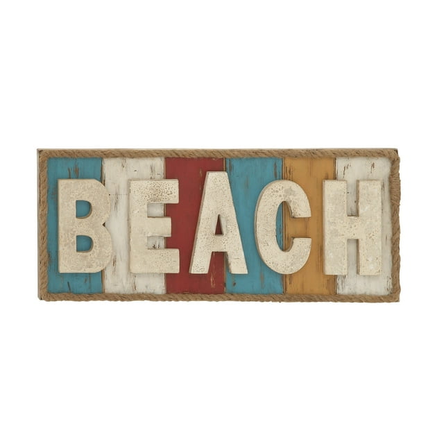 Beach Theme Wall Sign Decor - Walmart.com