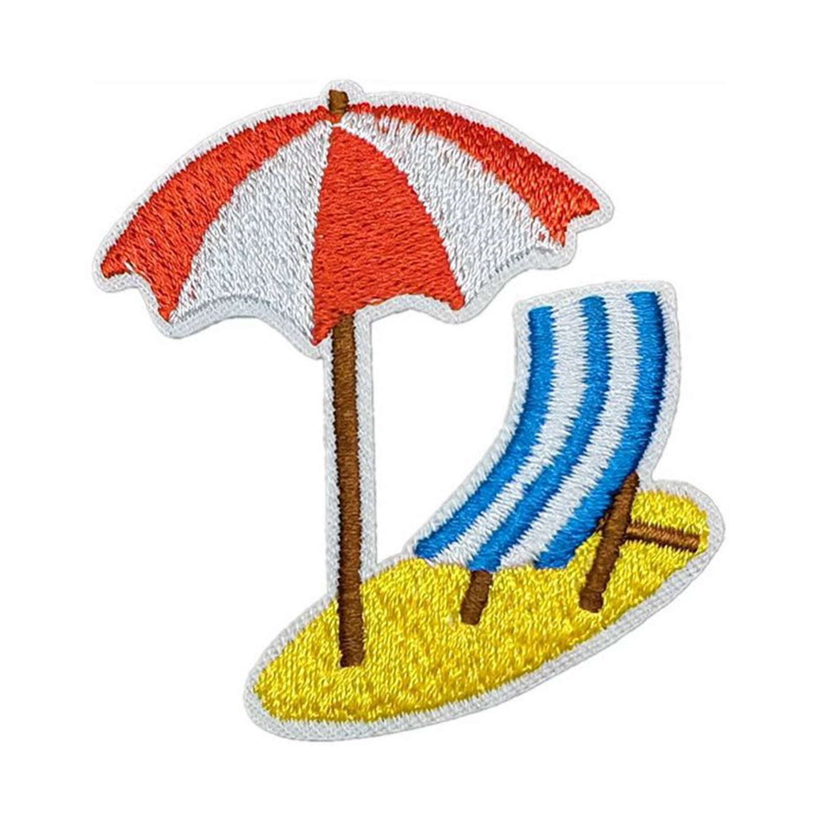 Beach Themed Iron on Patches Embroidered Applique Iron on Patches ...
