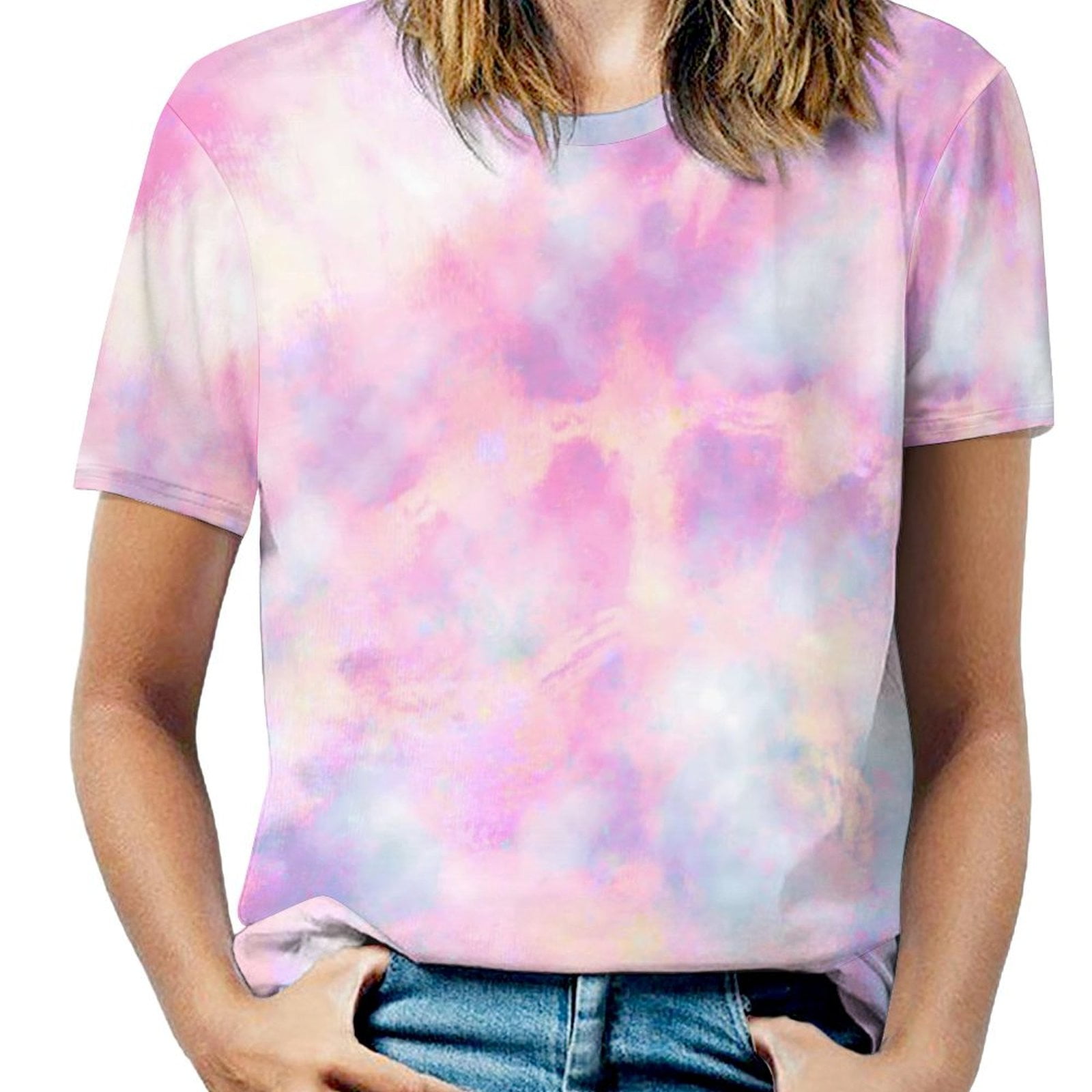 Beach Tie Dye Dreams Twist T-Shirts Red And Black Streetwear T-Shirt ...