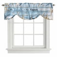The Beach Tie Up Valance Curtains Is My Happy Place Starfish Shell ...