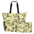 Beach Tote Bag with Waterproof Wet Pocket & Detachable Pouch for Pool ...