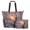 Beach Tote Bag with Waterproof Wet Pocket & Detachable Pouch for Pool ...