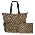 Beach Tote Bag with Waterproof Wet Pocket & Detachable Pouch for Pool ...