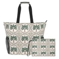Beach Tote Bag with Waterproof Wet Pocket & Detachable Pouch for Pool ...