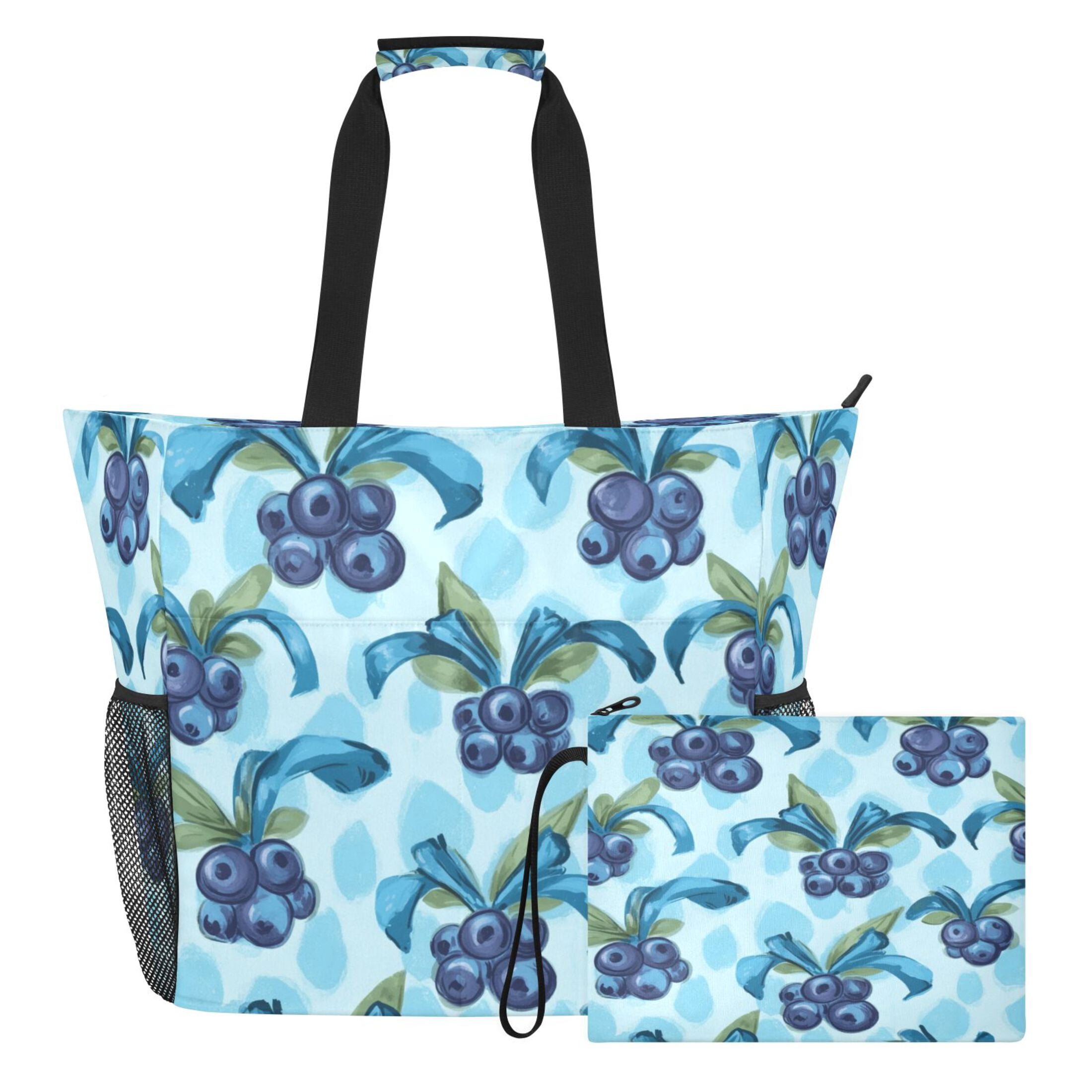 Beach Tote Bag with Waterproof Wet Pocket & Detachable Pouch for Pool ...