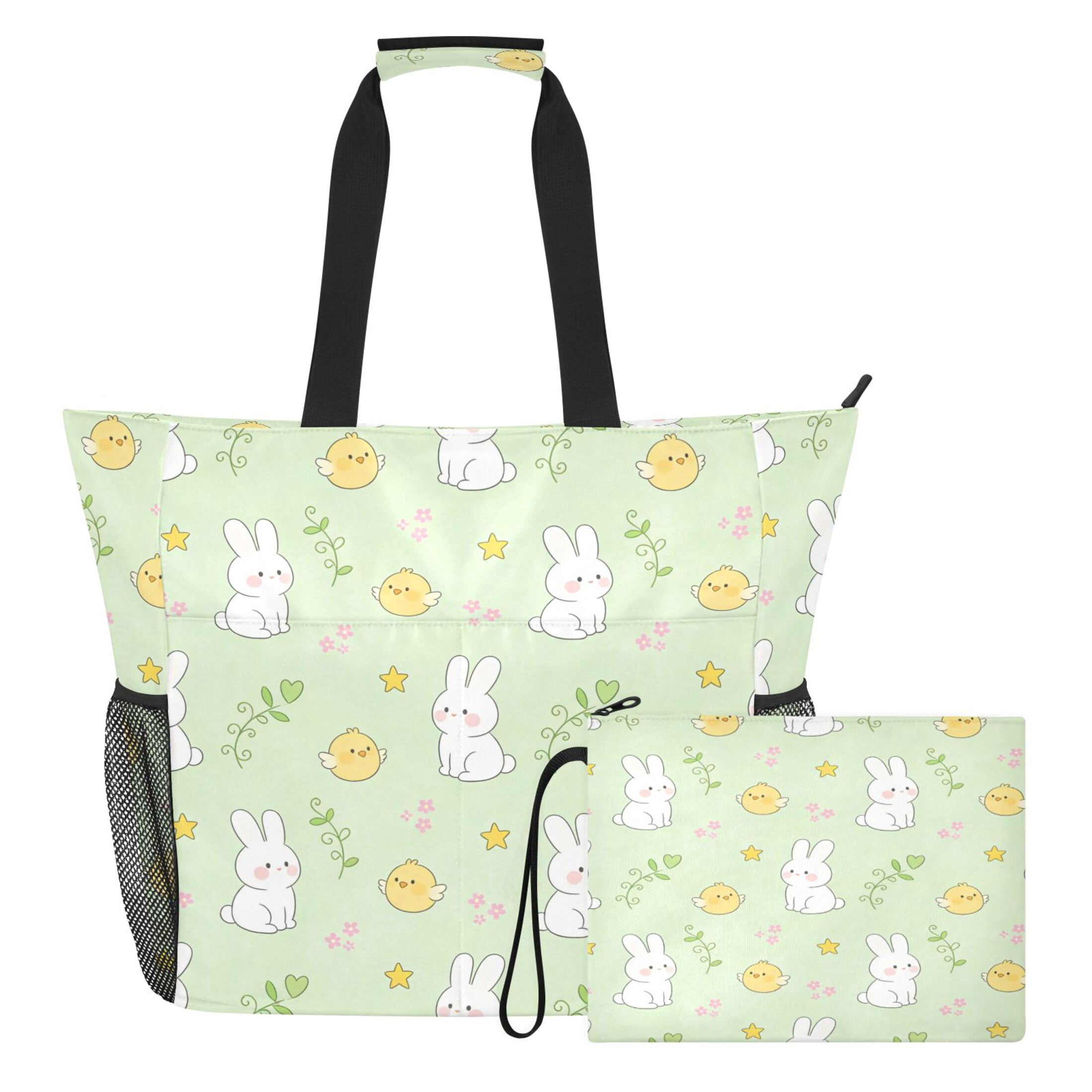 Beach Tote Bag with Waterproof Wet Pocket & Detachable Pouch for Pool ...