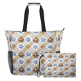Beach Tote Bag with Waterproof Wet Pocket & Detachable Pouch for Pool ...