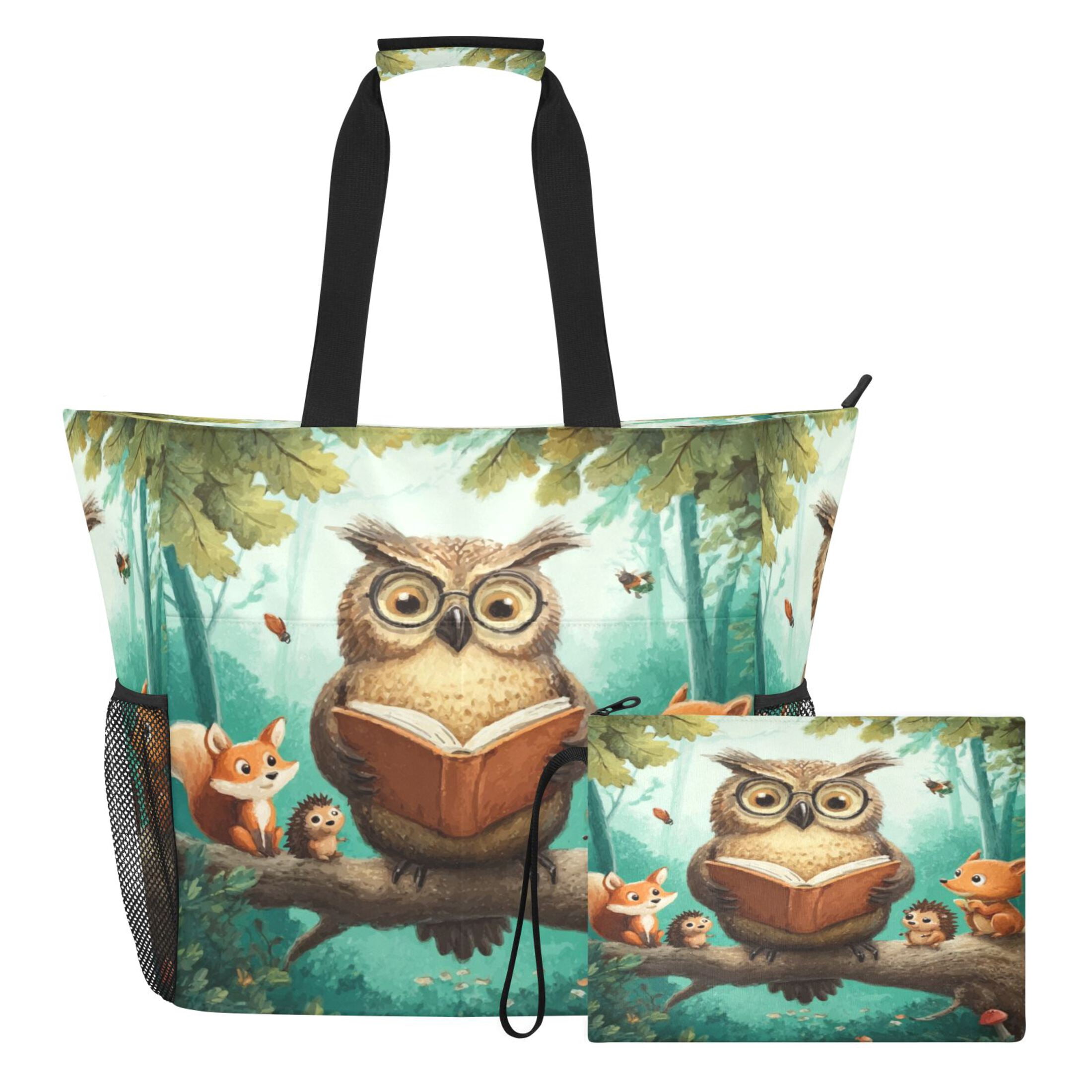 Beach Tote Bag with Waterproof Wet Pocket & Detachable Pouch for Pool ...
