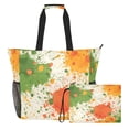 Beach Tote Bag with Waterproof Wet Pocket & Detachable Pouch for Pool ...