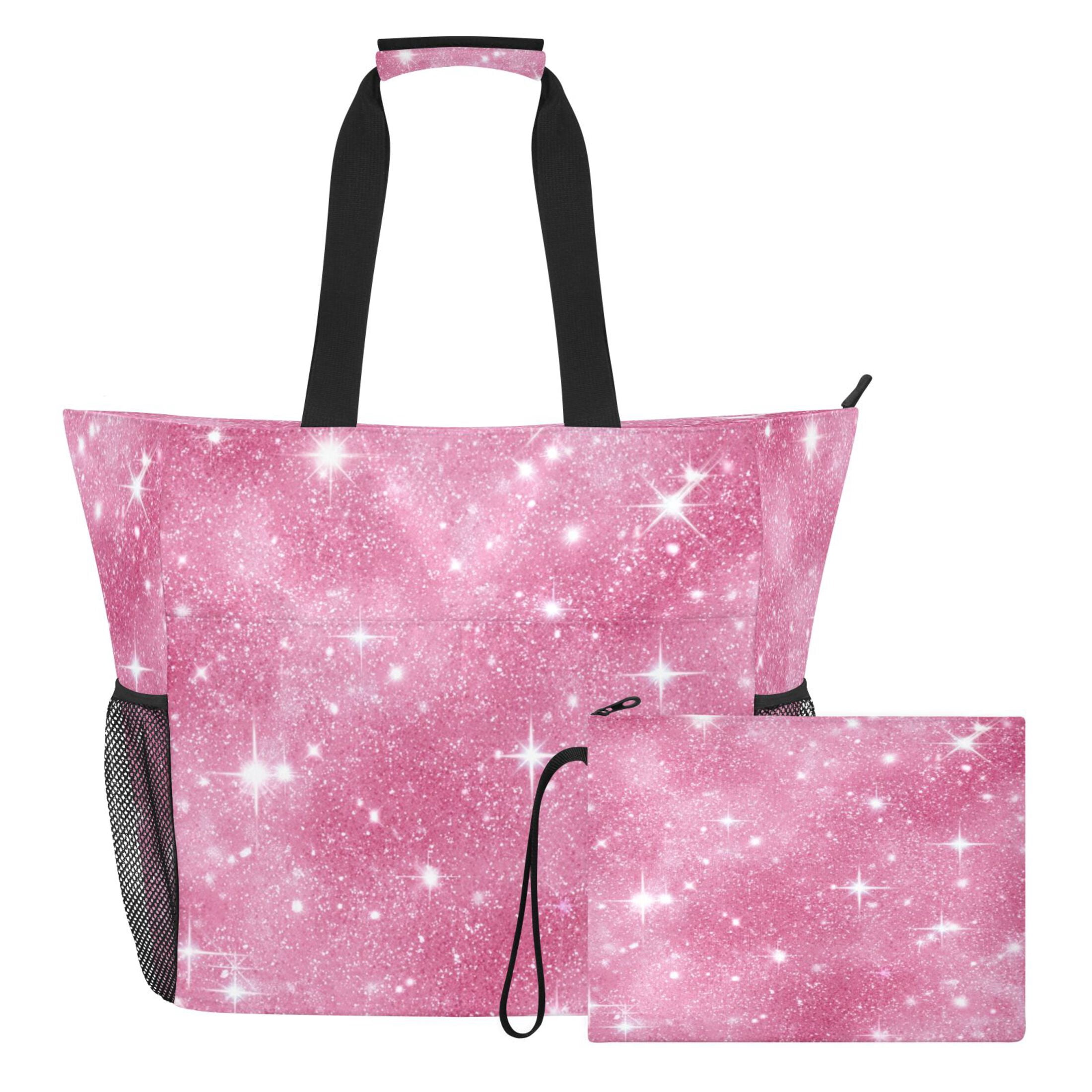 Beach Tote Bag with Waterproof Wet Pocket & Detachable Pouch for Pool ...