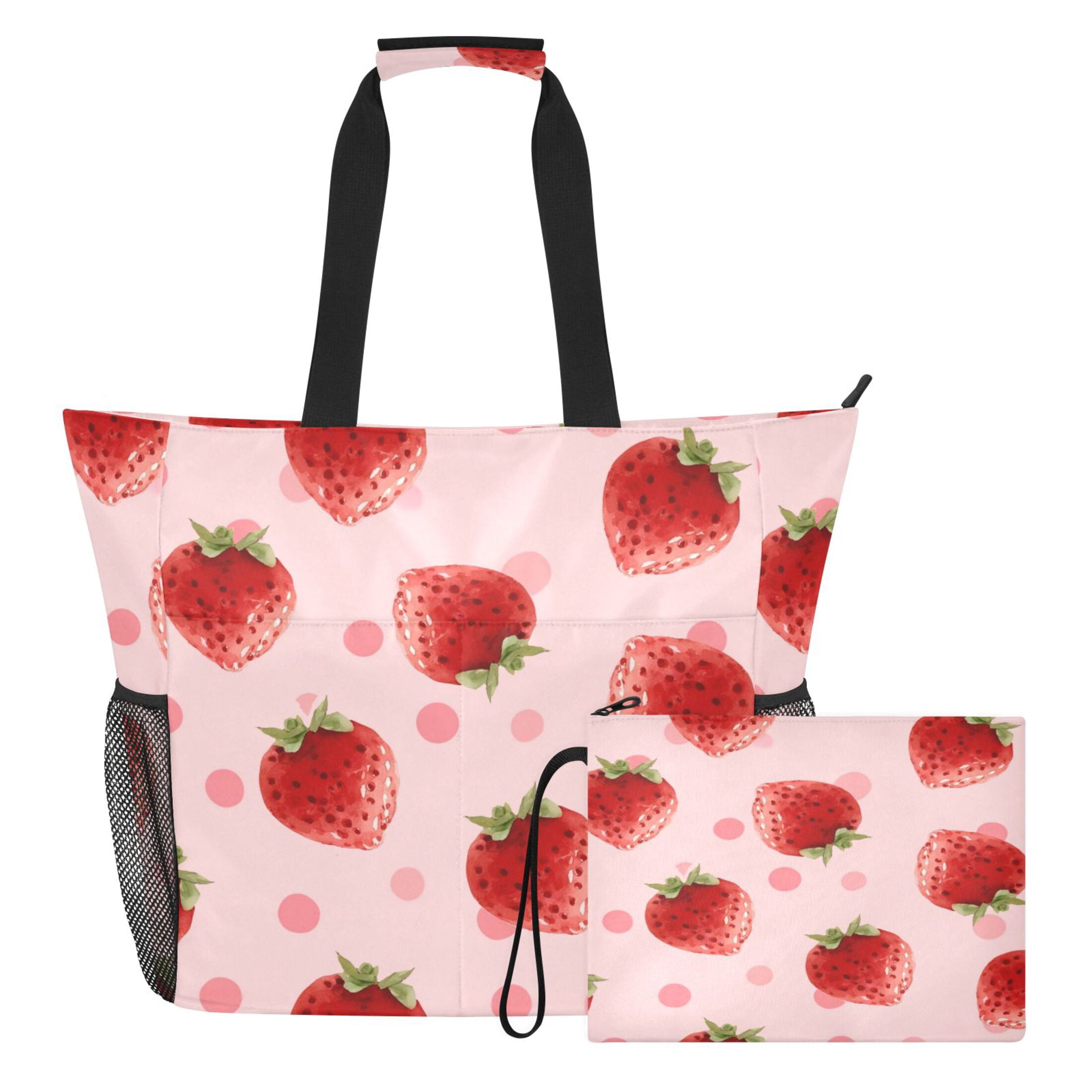 Beach Tote Bag with Waterproof Wet Pocket & Detachable Pouch for Pool ...