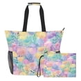 Beach Tote Bag with Waterproof Wet Pocket & Detachable Pouch for Pool ...