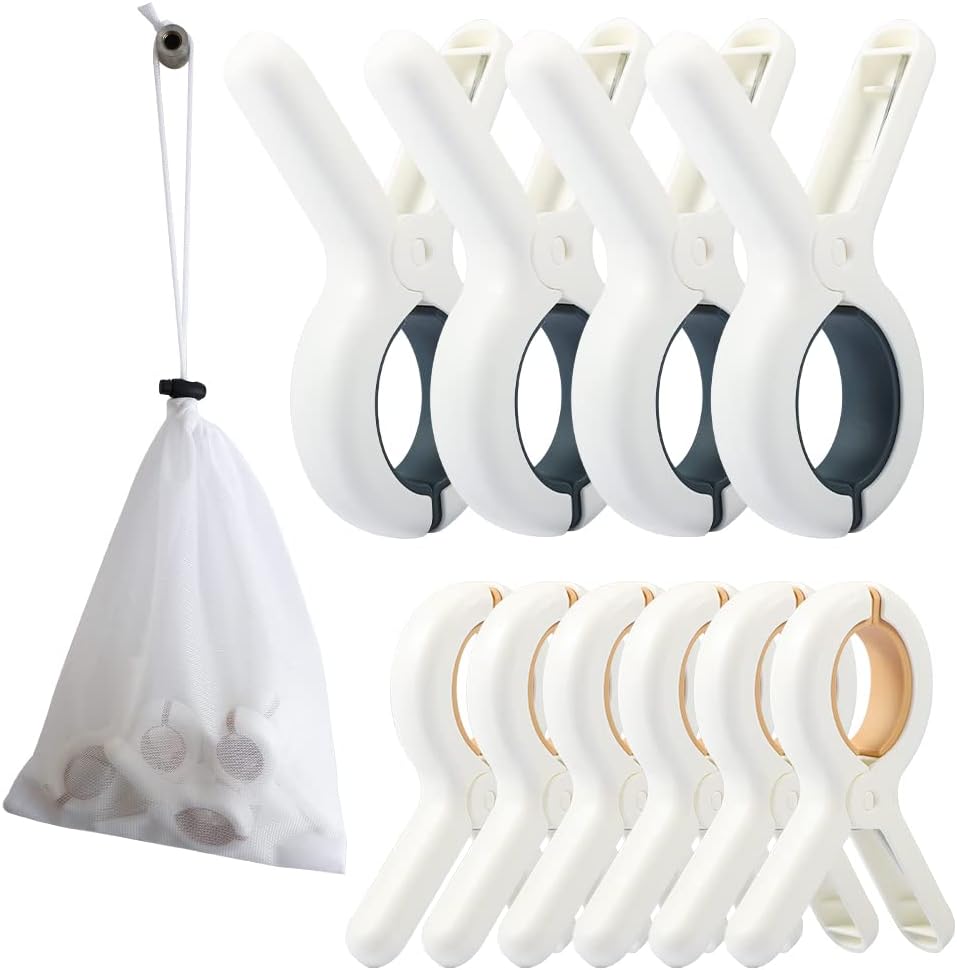 Beach Towel Clip, 10 PCS Cloth Pins, Quilt Drying Clip, Plastic ...