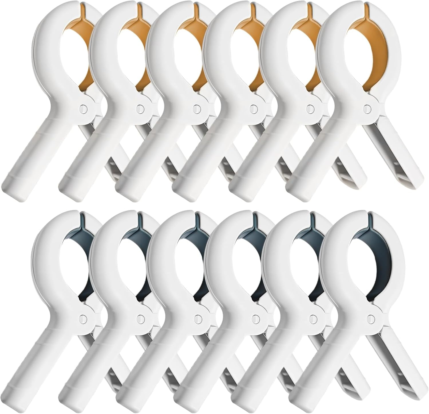 Beach Towel Clips, 12 Pack Clips for Chairs, Windproof Chair Towels ...